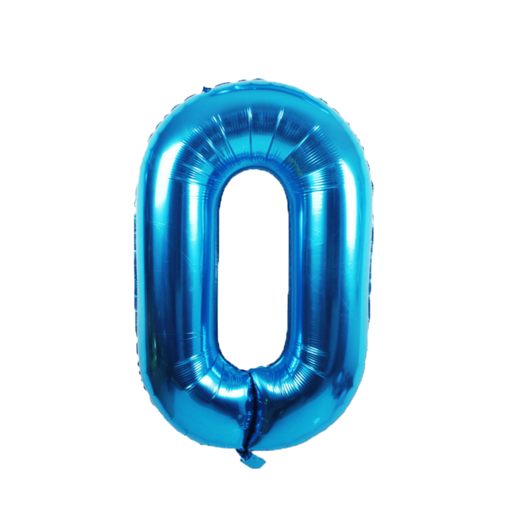 Blue Number Balloons (16 Inch) | Balloon Party Singapore