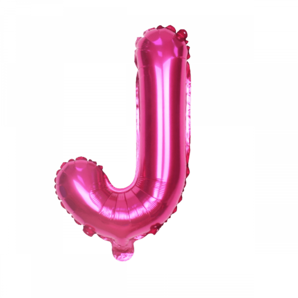 Hot Pink Alphabet Balloons | Balloon Party Singapore
