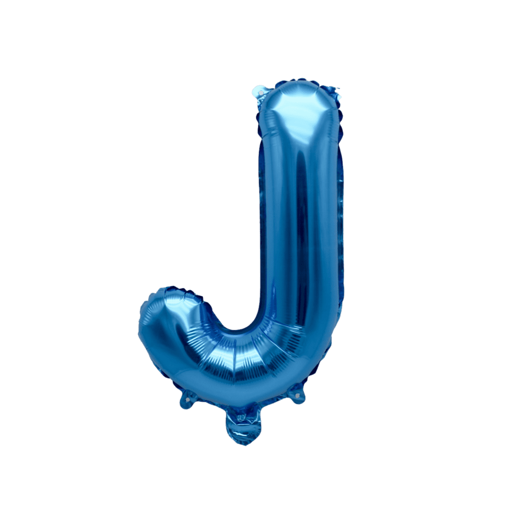 Blue Alphabet Balloons (16 inch) | Balloon Party Singapore