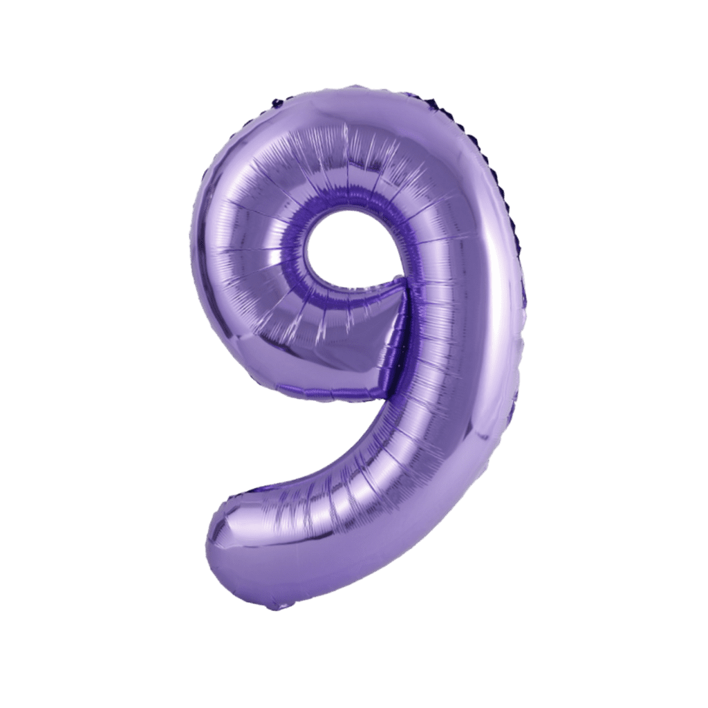Purple Number Balloons (40 Inch) | Balloon Party Singapore