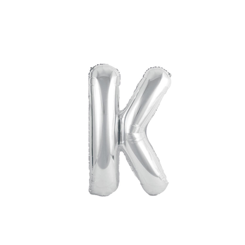 Silver Alphabet Balloons (32 Inch) | Balloon Party Singapore