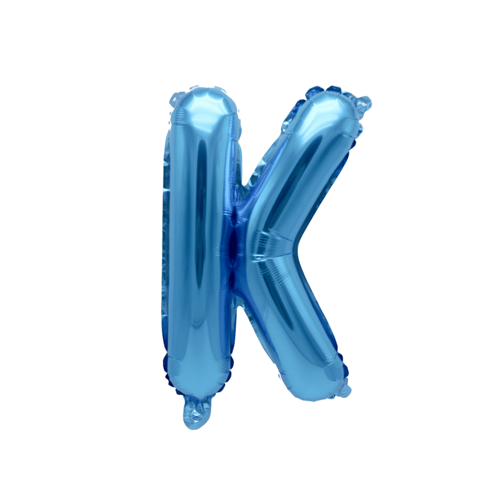Blue Alphabet Balloons (16 inch) | Balloon Party Singapore