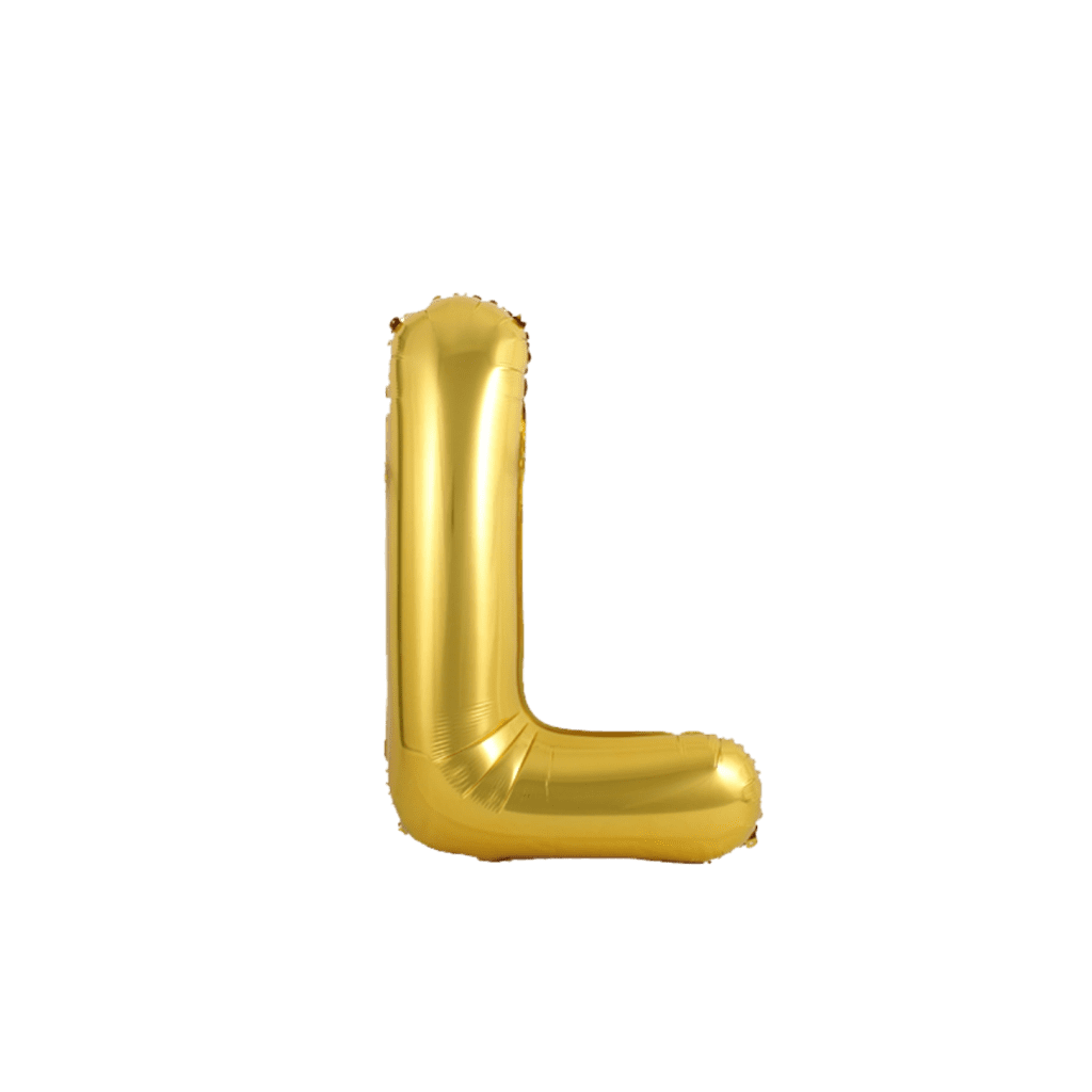 Gold Alphabet Balloons (32 Inch) | Balloon Party Singapore