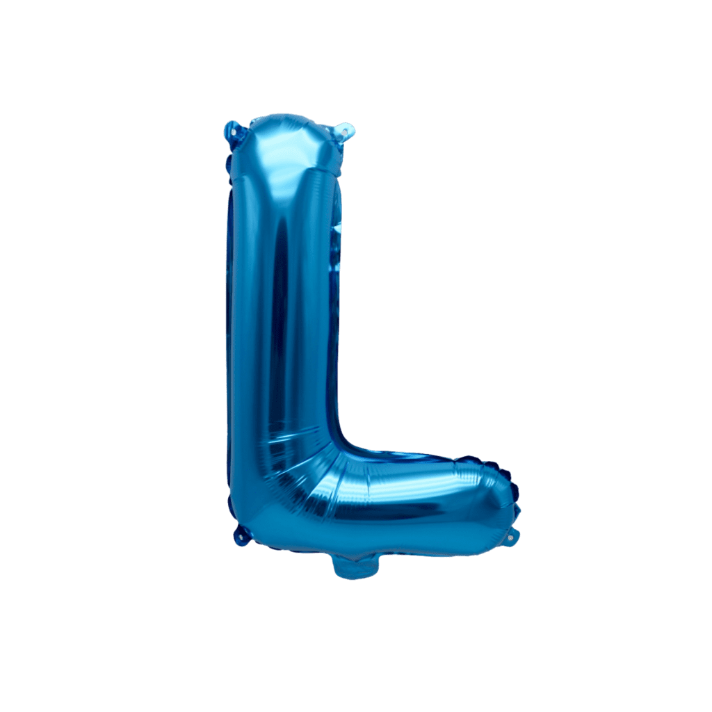 Blue Alphabet Balloons (16 inch) | Balloon Party Singapore