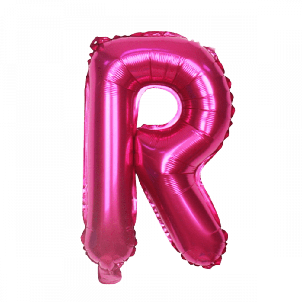 Hot Pink Alphabet Balloons | Balloon Party Singapore