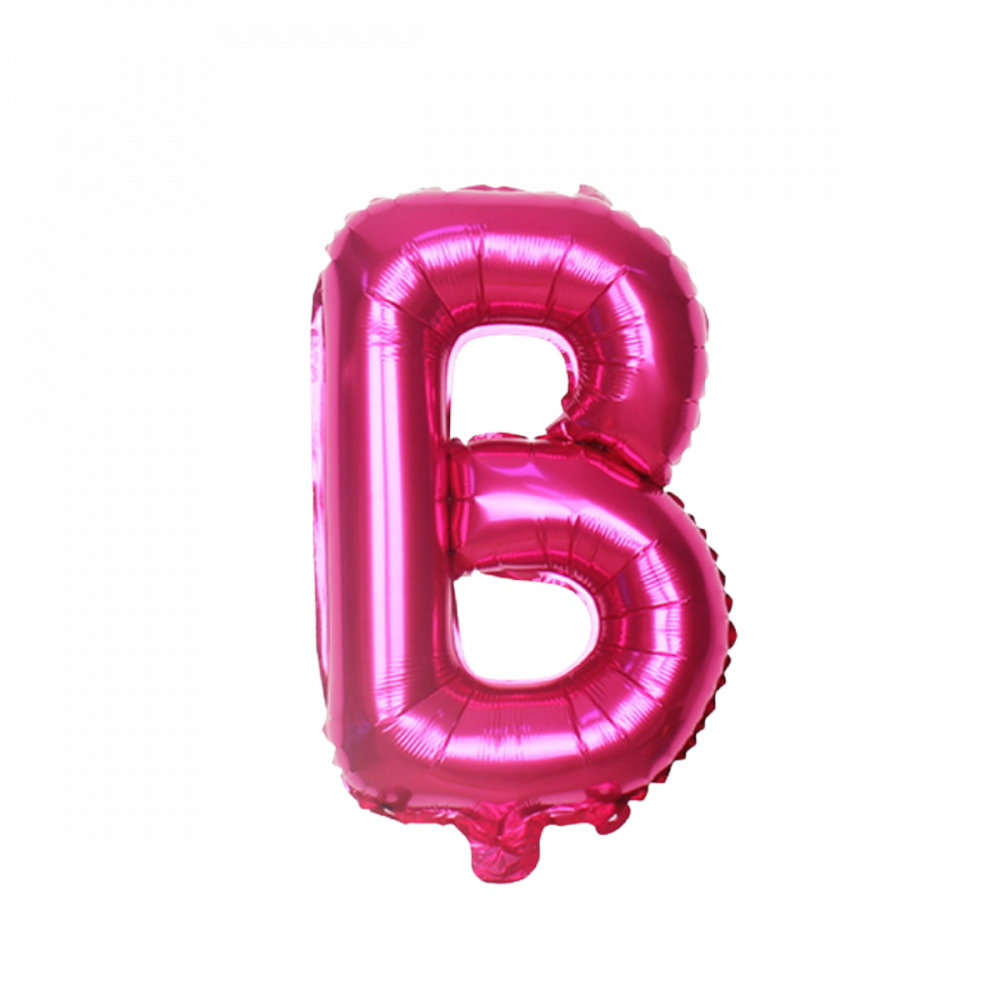 Hot Pink Alphabet Balloons | Balloon Party Singapore