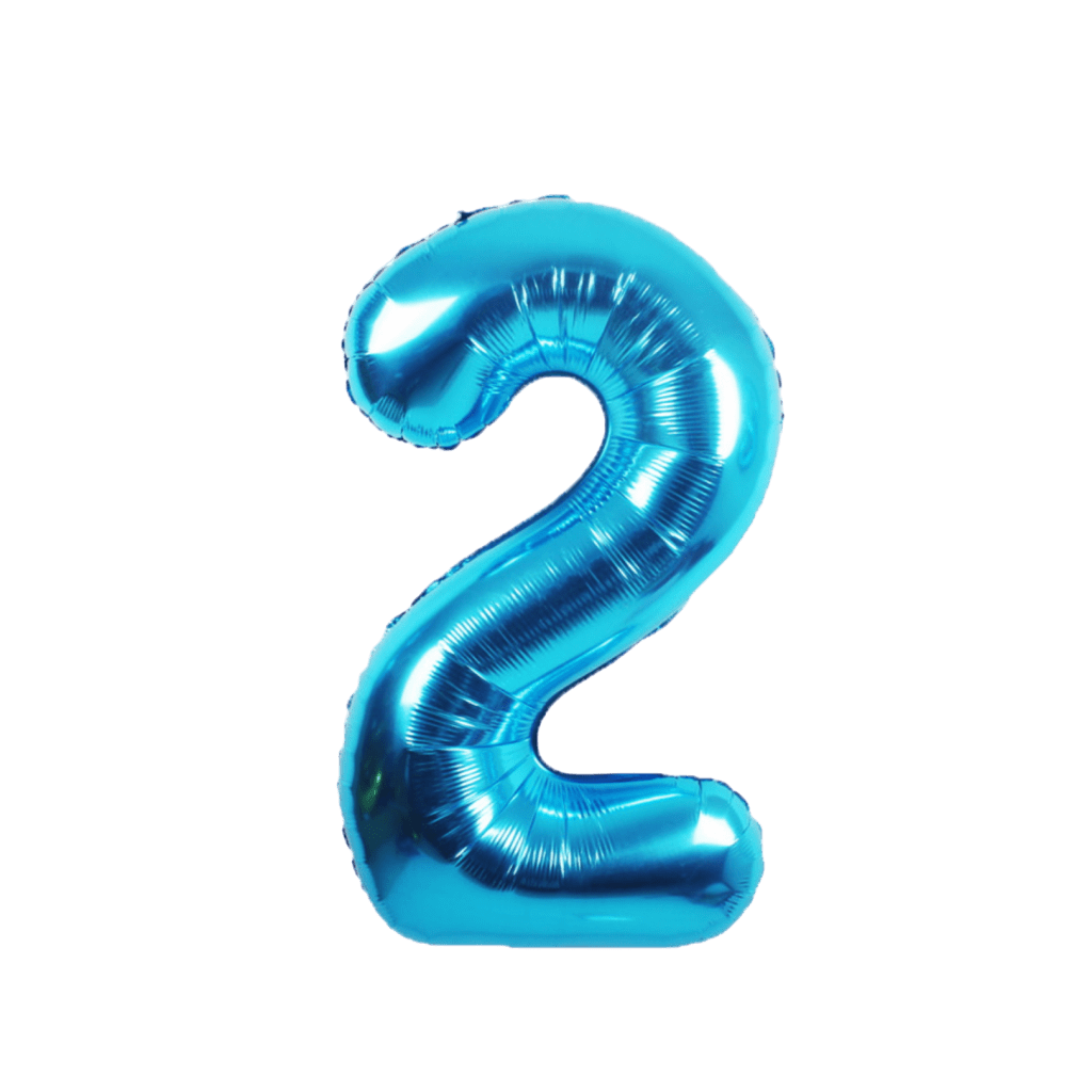 Blue Number Balloons (16 Inch) | Balloon Party Singapore