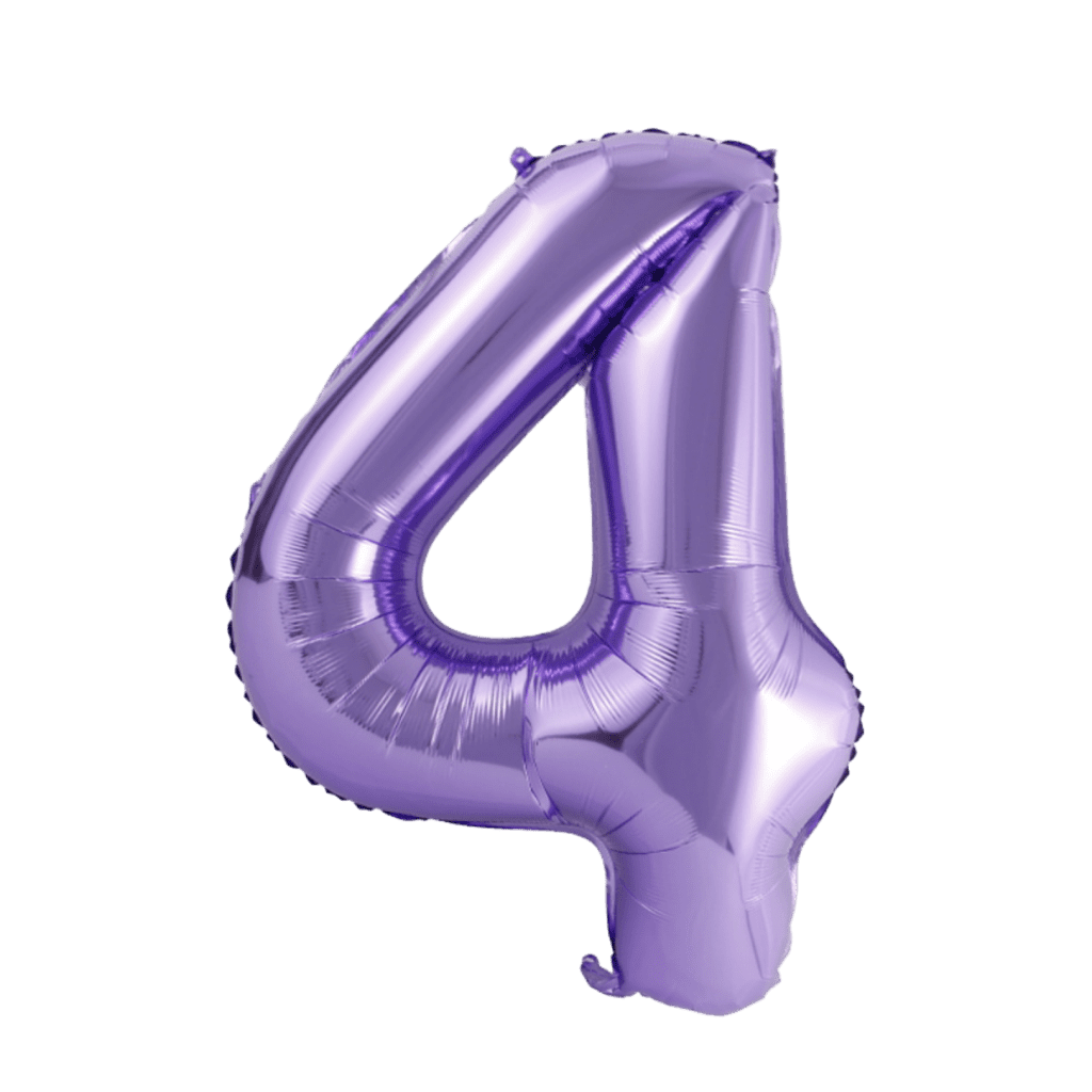 Purple Number Balloons (40 Inch) | Balloon Party Singapore