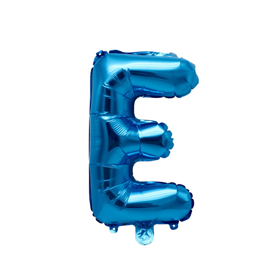 Blue Alphabet Balloons (16 inch) | Balloon Party Singapore