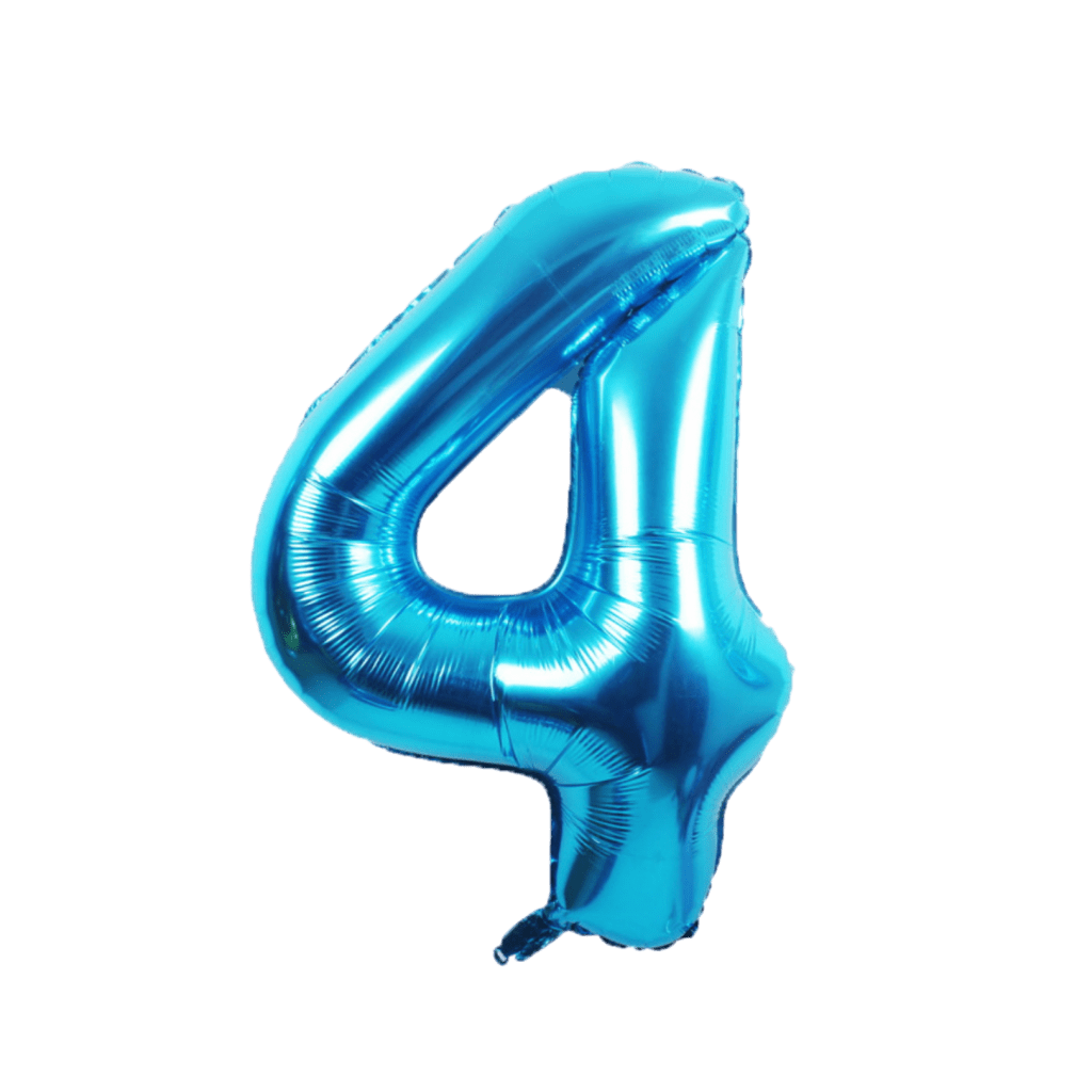 Blue Number Balloons (16 Inch) | Balloon Party Singapore