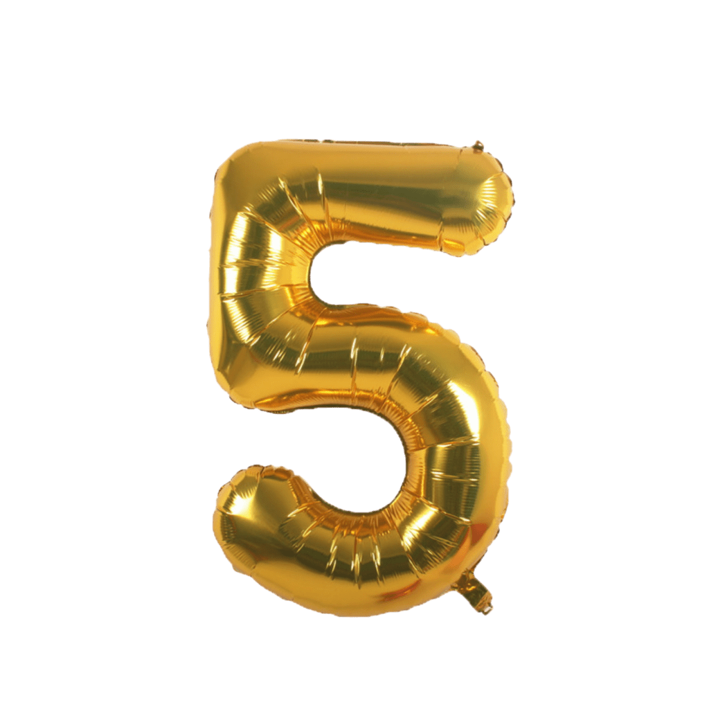 Gold Number Balloons (40 Inch) | Balloon Party Singapore