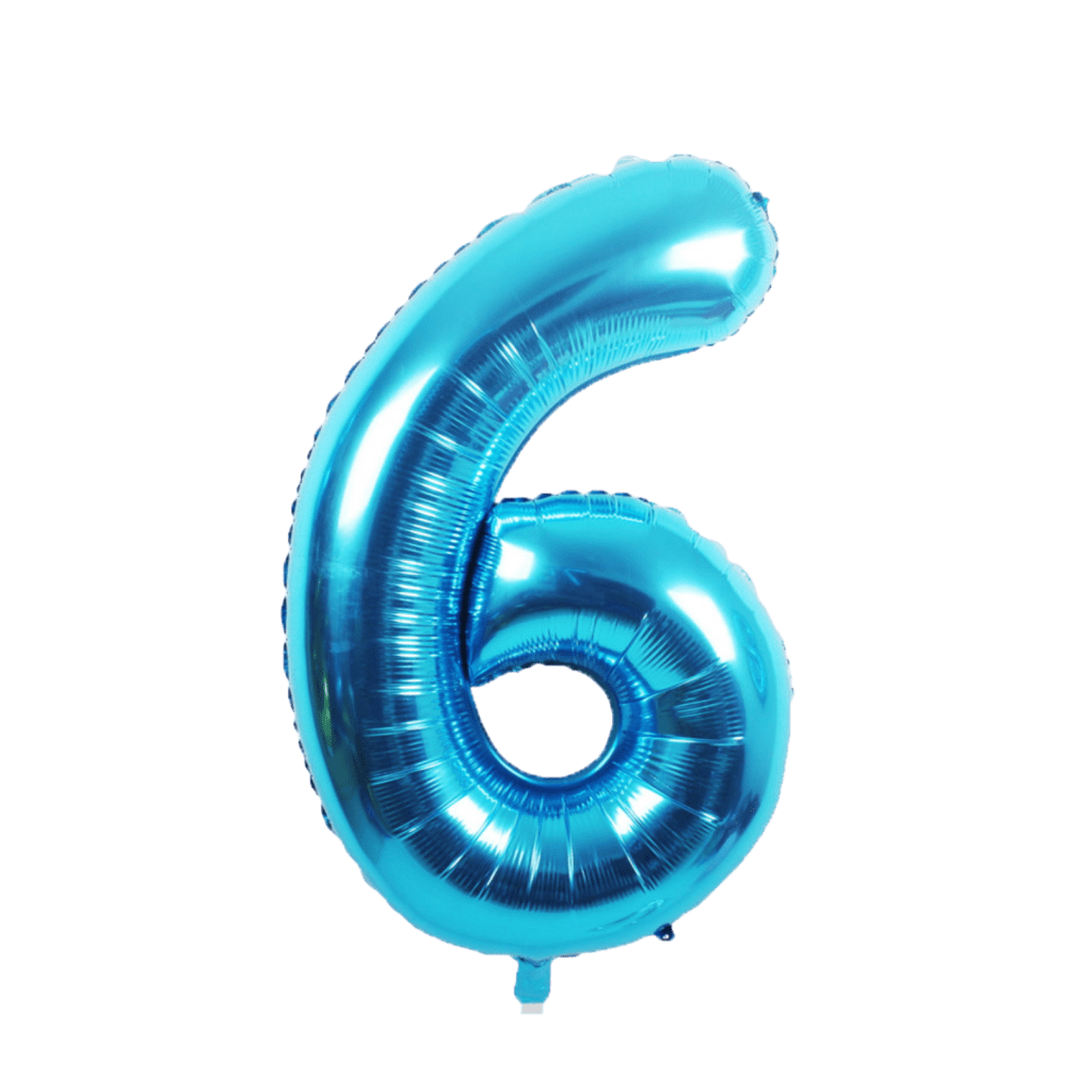 Blue Number Balloons (16 Inch) | Balloon Party Singapore