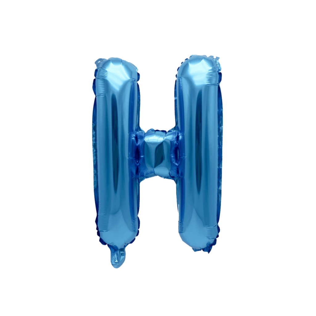 Blue Alphabet Balloons (16 inch) | Balloon Party Singapore