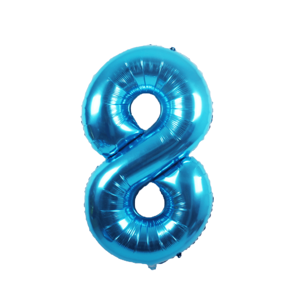 Blue Number Balloons (32 Inch) | Balloon Party Singapore