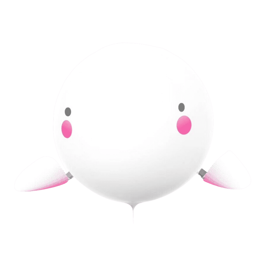 Remote Control White Whale Balloon | Balloon Party Singapore