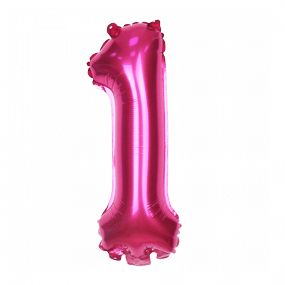 Hot Pink Number Balloons (32 Inch) | Balloon Party Singapore