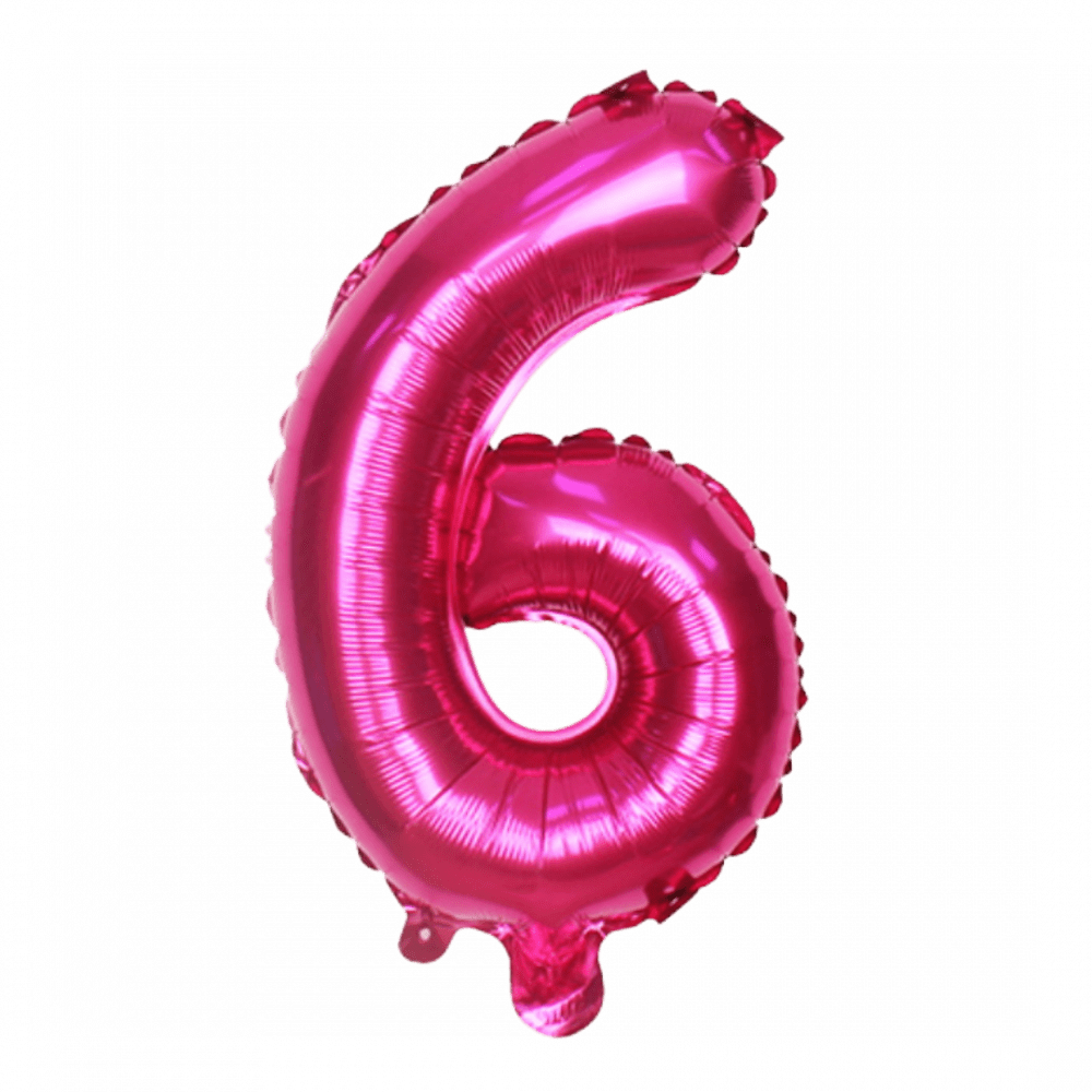 Hot Pink Number Balloons (32 Inch) | Balloon Party Singapore