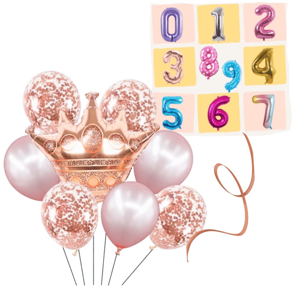 "Feliz cumpleanos" Birthday Balloons Bundle | Balloon Party Singapore